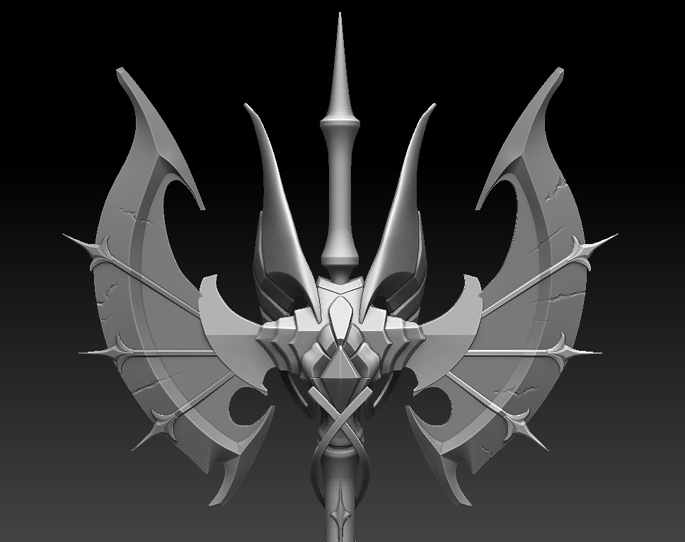 ArtStation - WIP_Garuda Axe