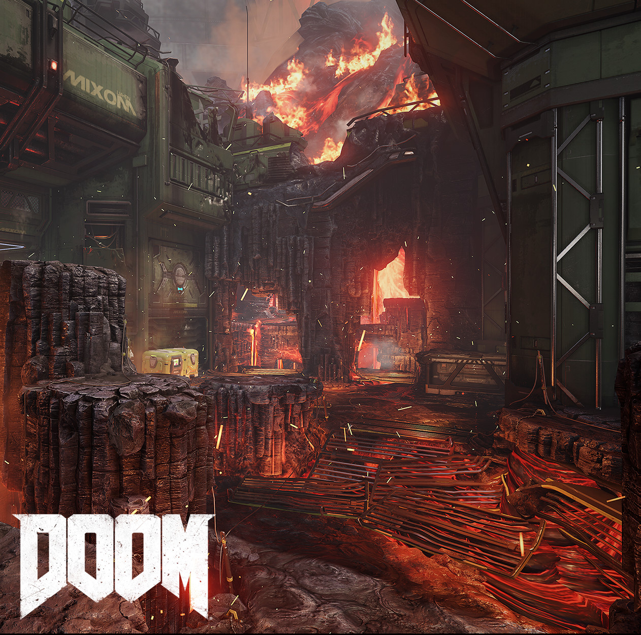 ArtStation - DOOM DLC - Molten