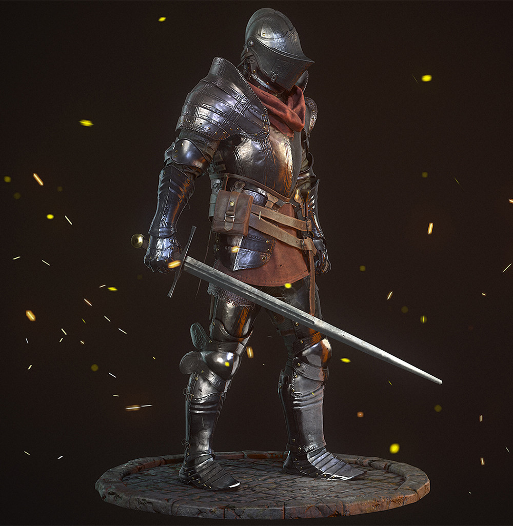 ArtStation - Dark Souls Inspired Knight