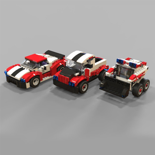ArtStation - Lego car pack