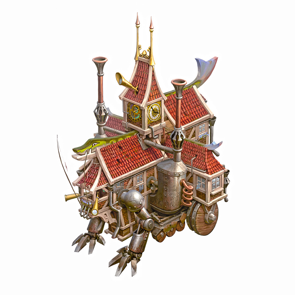 ArtStation - The walking house