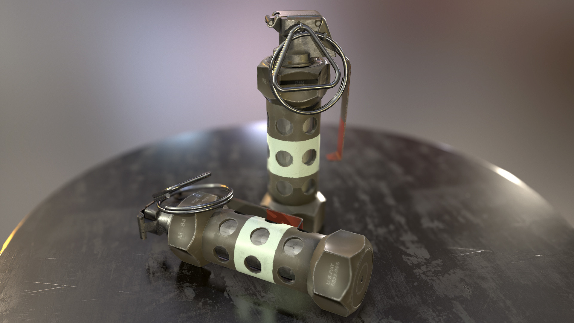 ArtStation - M84 Flashbang / Stun grenade