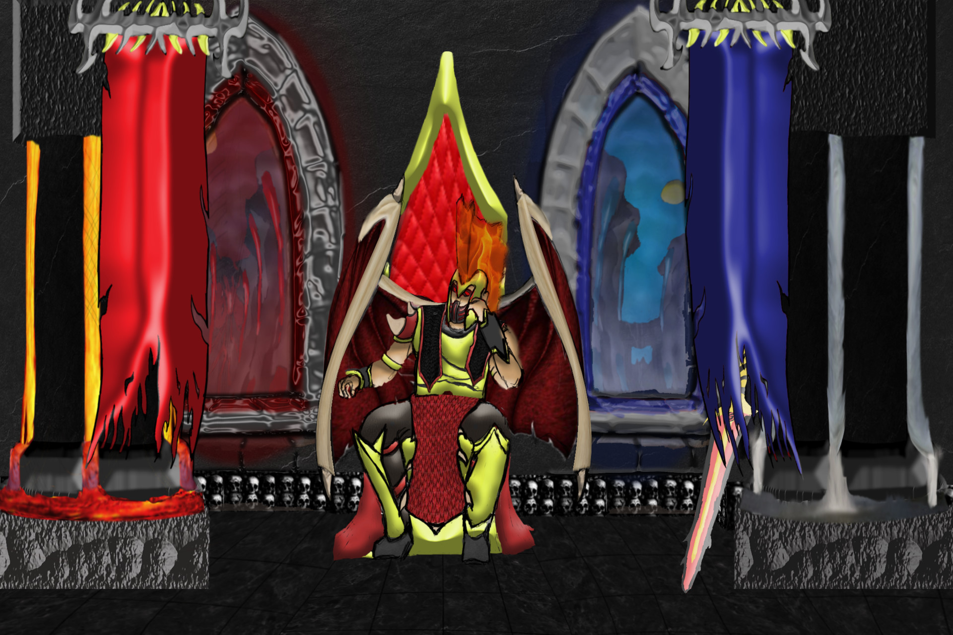 ArtStation - Throne warrior