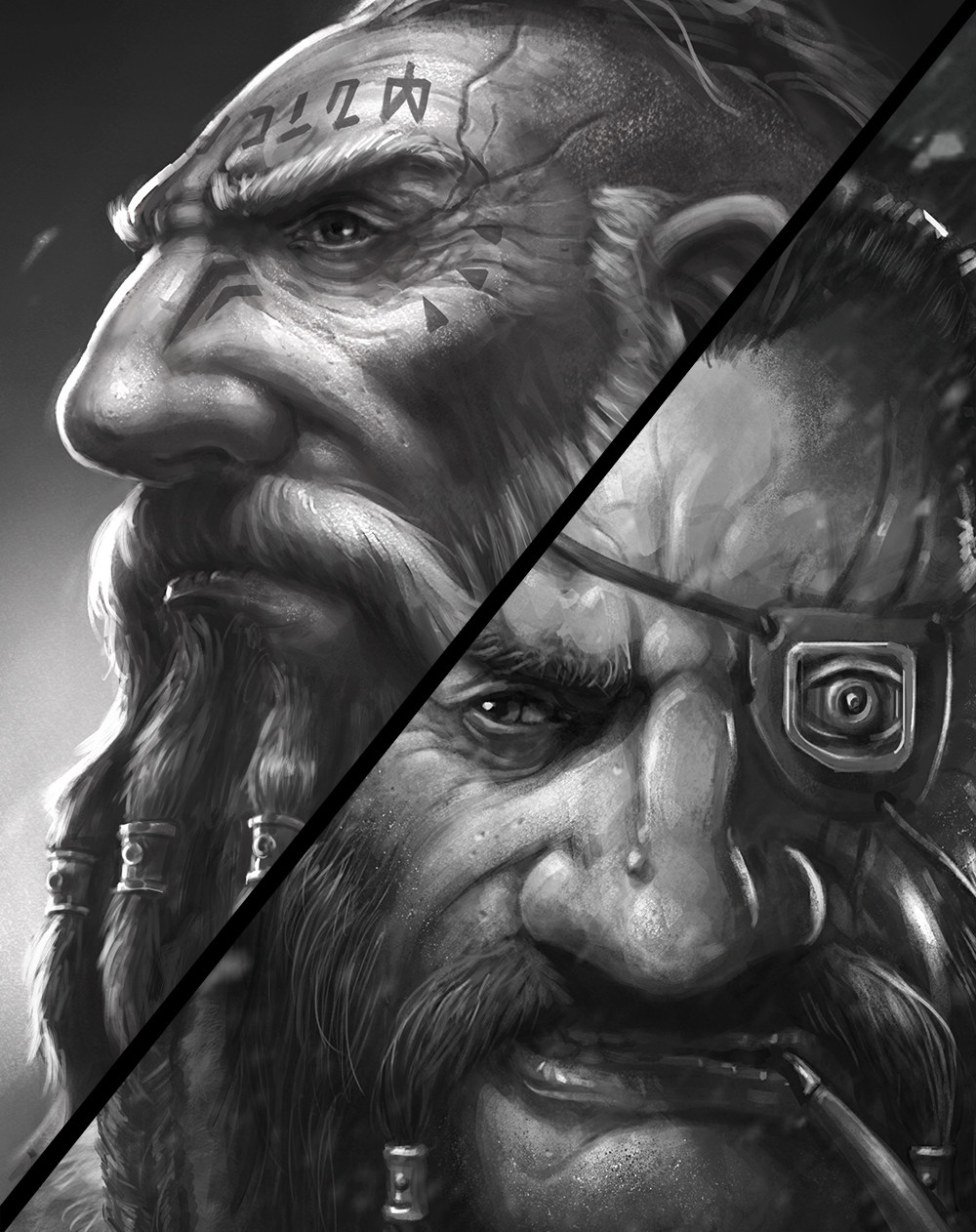 ArtStation - Dwarfs studies