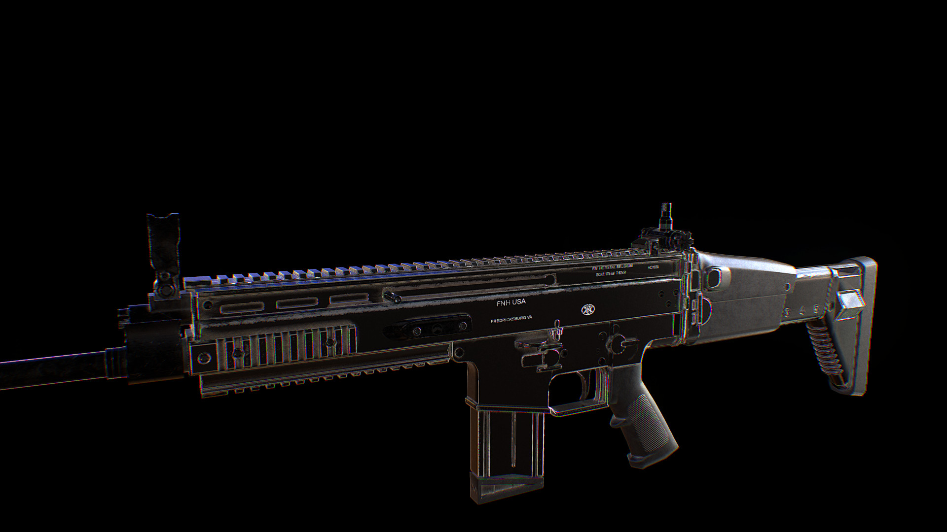 ArtStation - SCAR rifle