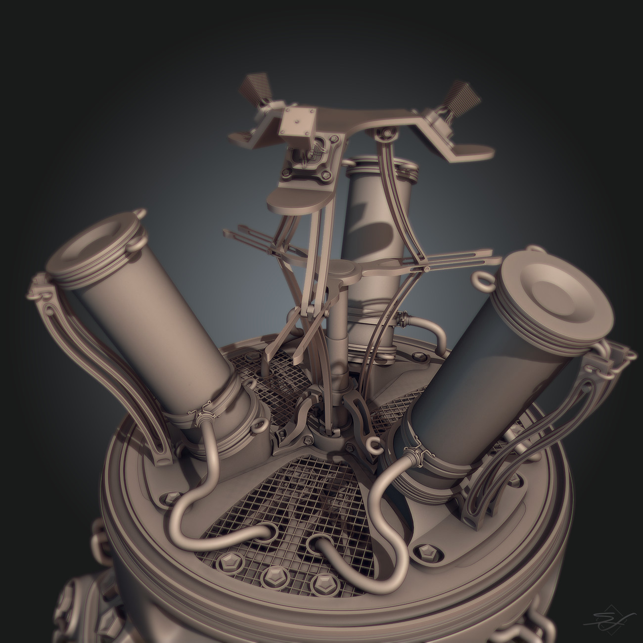 ArtStation - Practice mechanical modeling