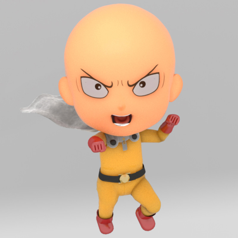 ArtStation - Saitama (One Punch Man) 3D