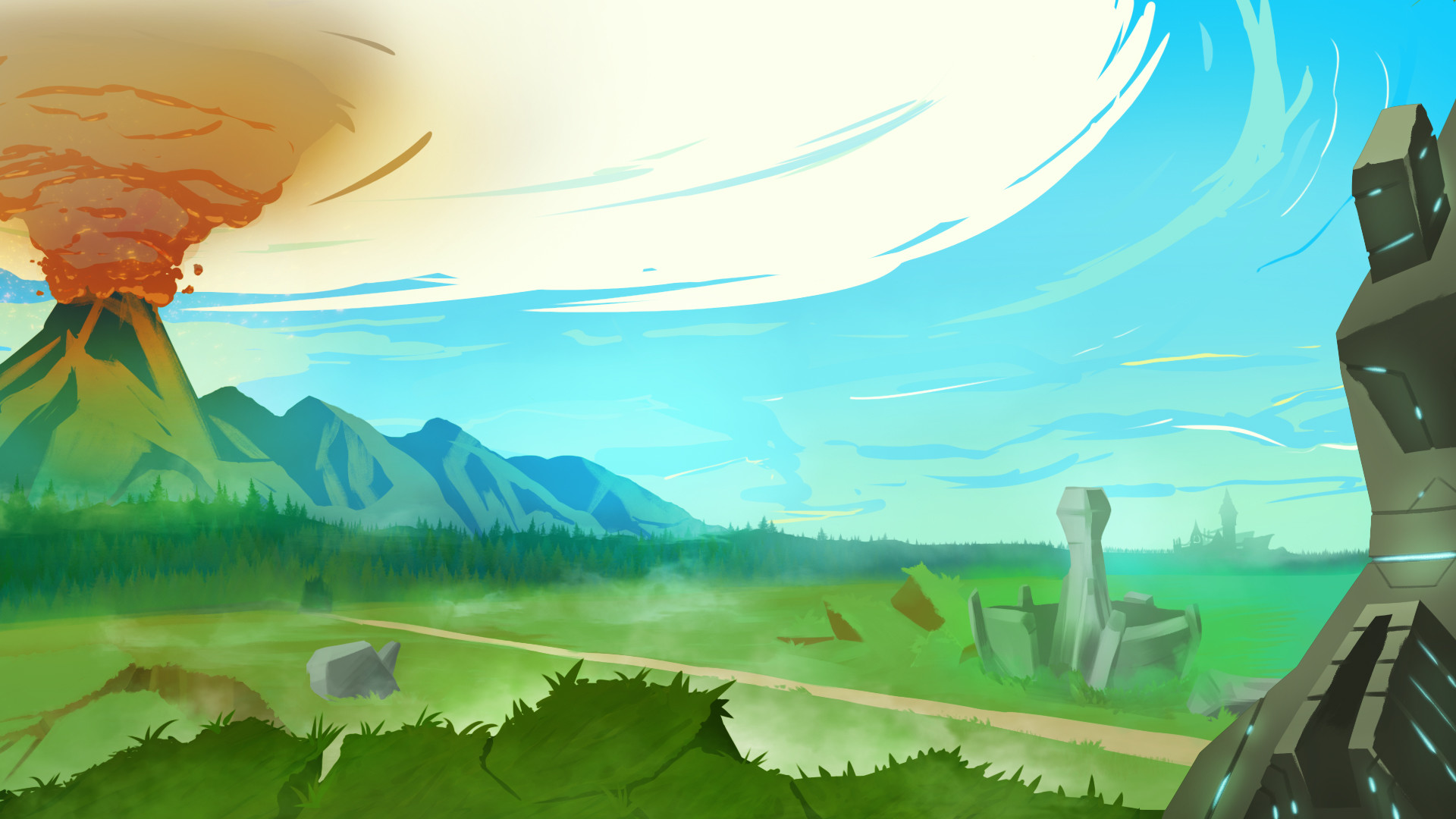 ArtStation - Field concept art