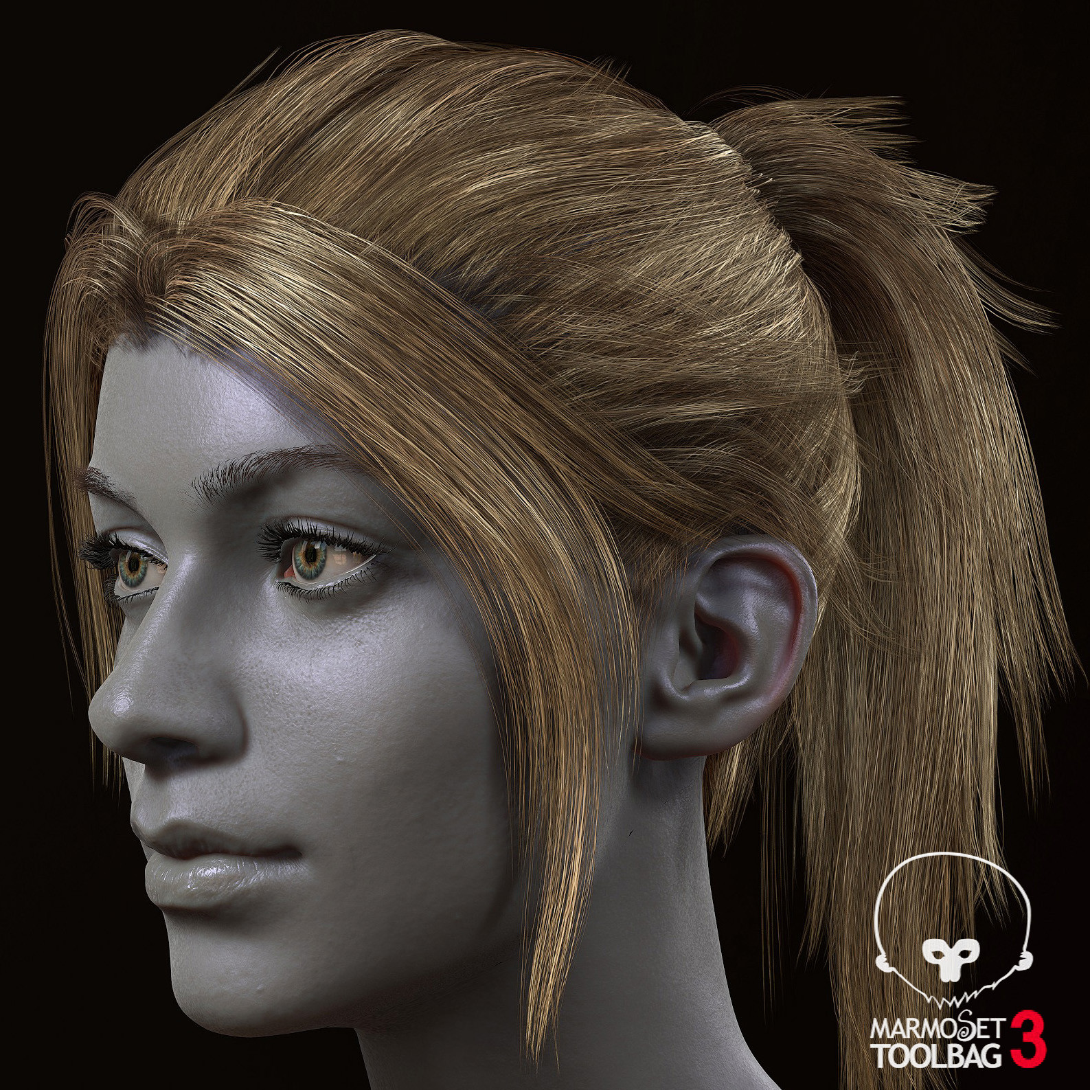 ArtStation - New Hairstyle-02