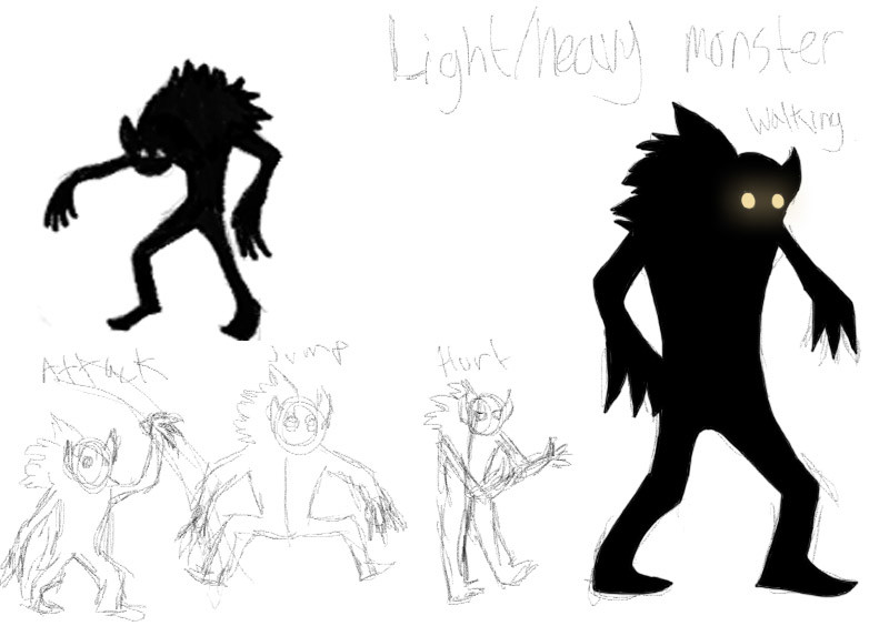 ArtStation - Shadow monsters concepts