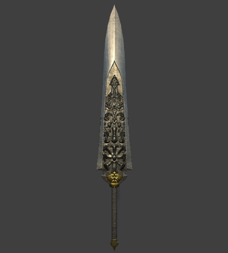ArtStation - sword modeling