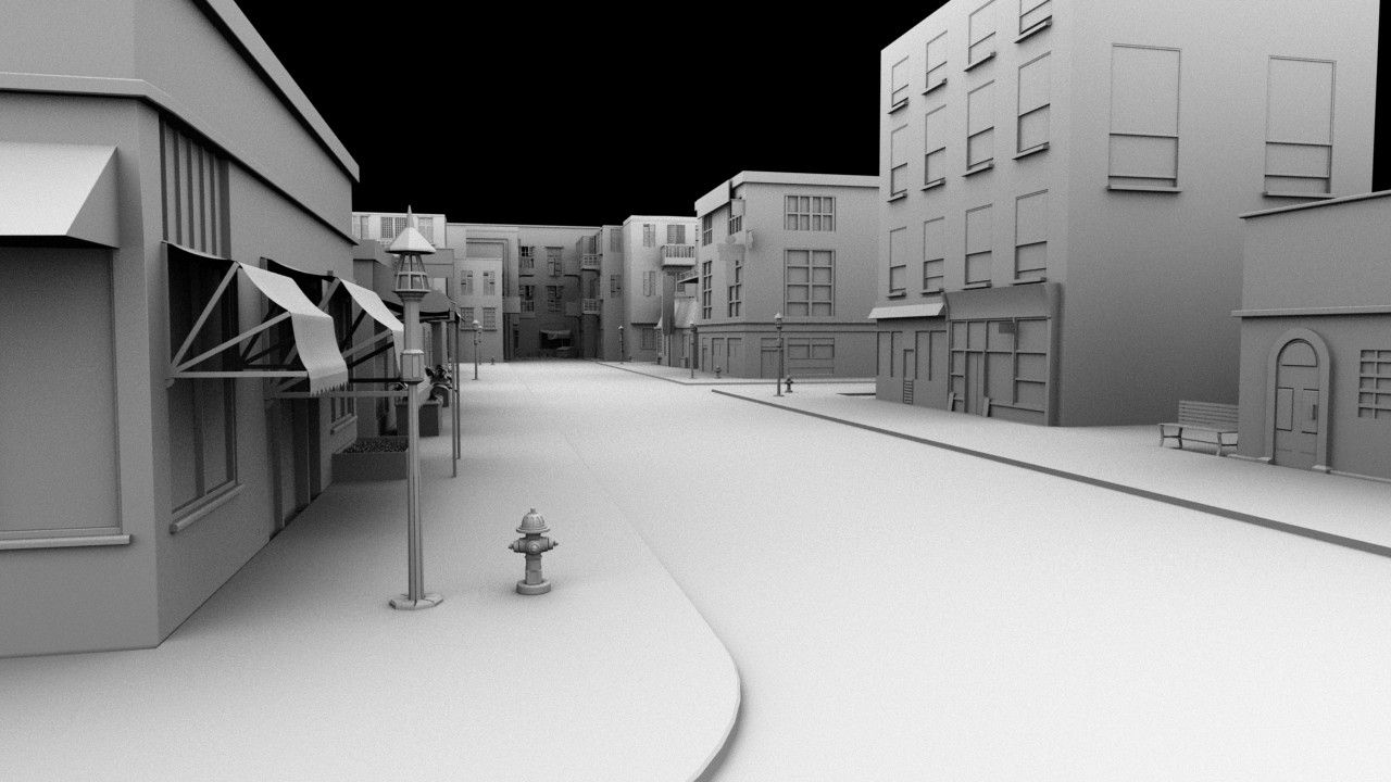 ArtStation - Street Scene 3