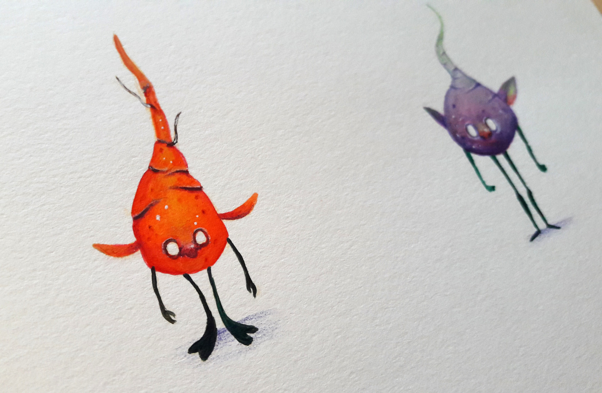 ArtStation - Vegetable monsters