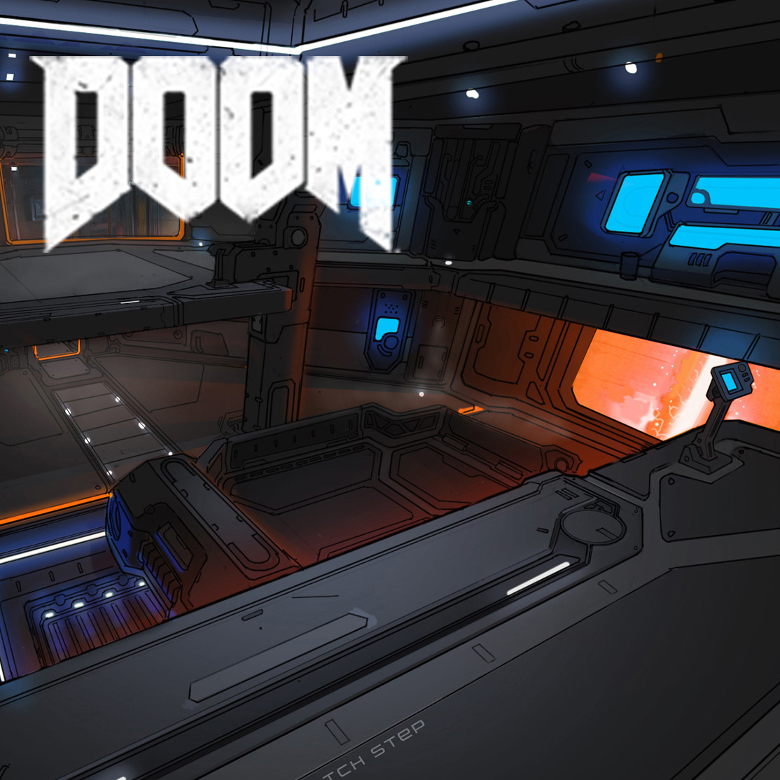 ArtStation - Doom 2016 Landing Bay