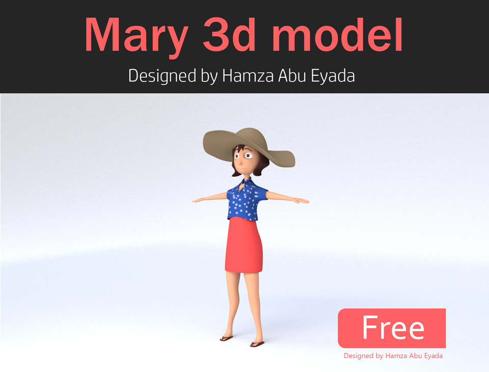 ArtStation - Mary 3d model