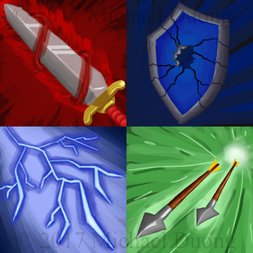 ArtStation - Skill / Ability Icons