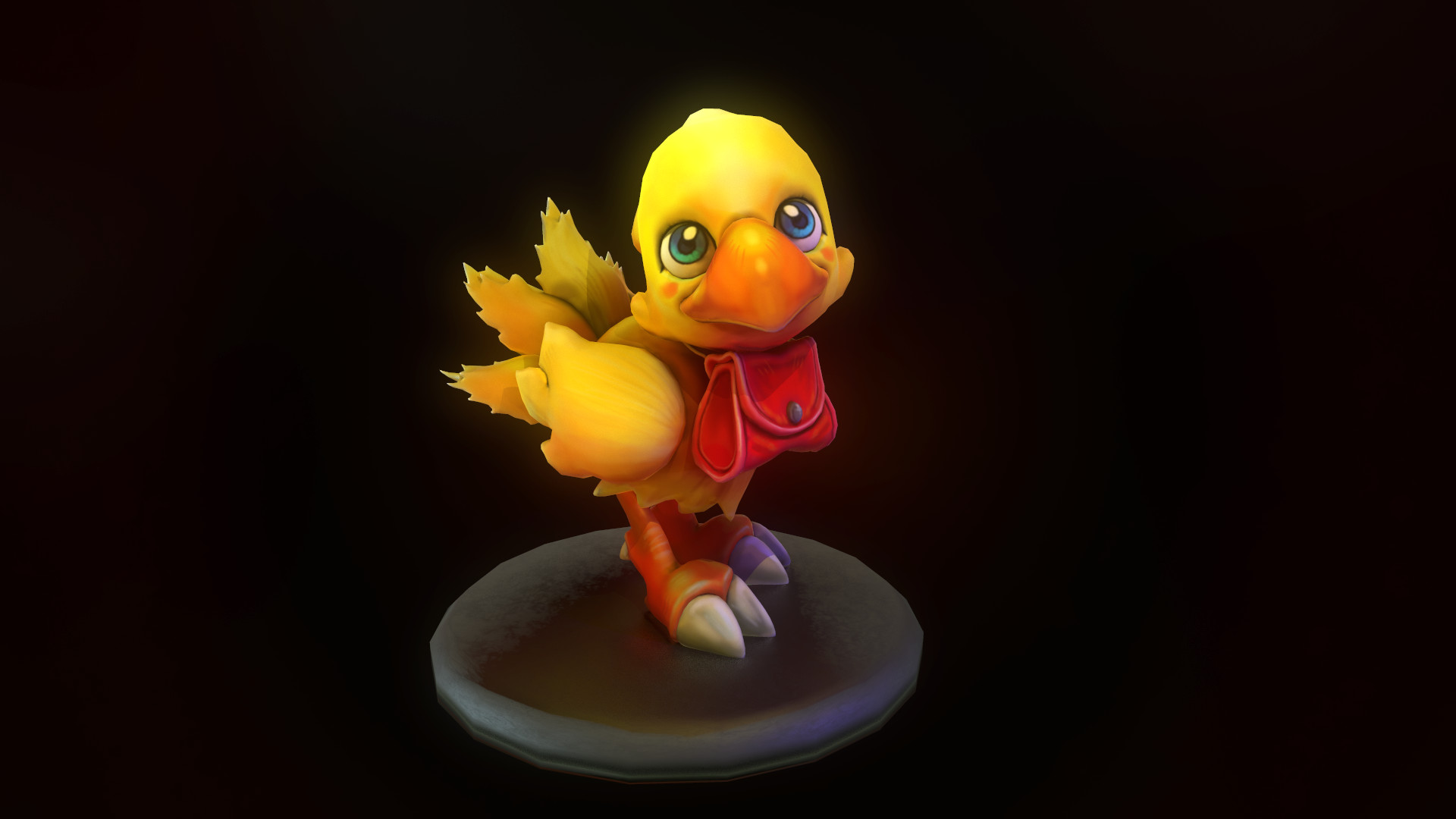 ArtStation - Chocobo handpainted+Marmoset viewer