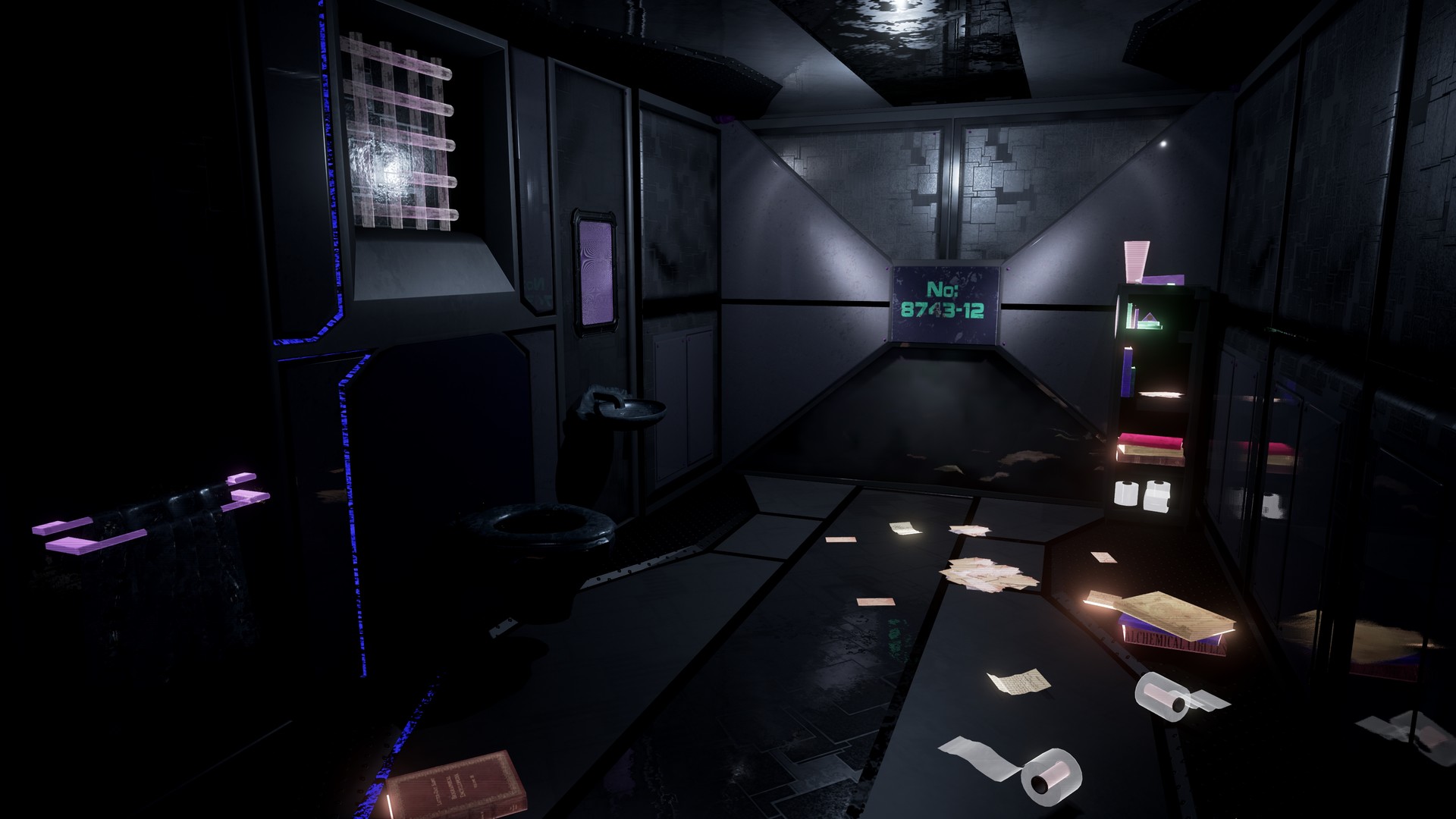 ArtStation - Vr sci-fi inspired prison cell