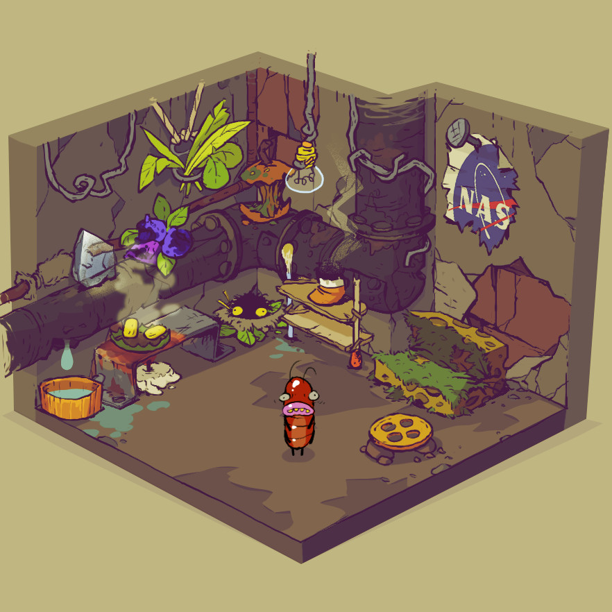 ArtStation - Cozy nest (animation)