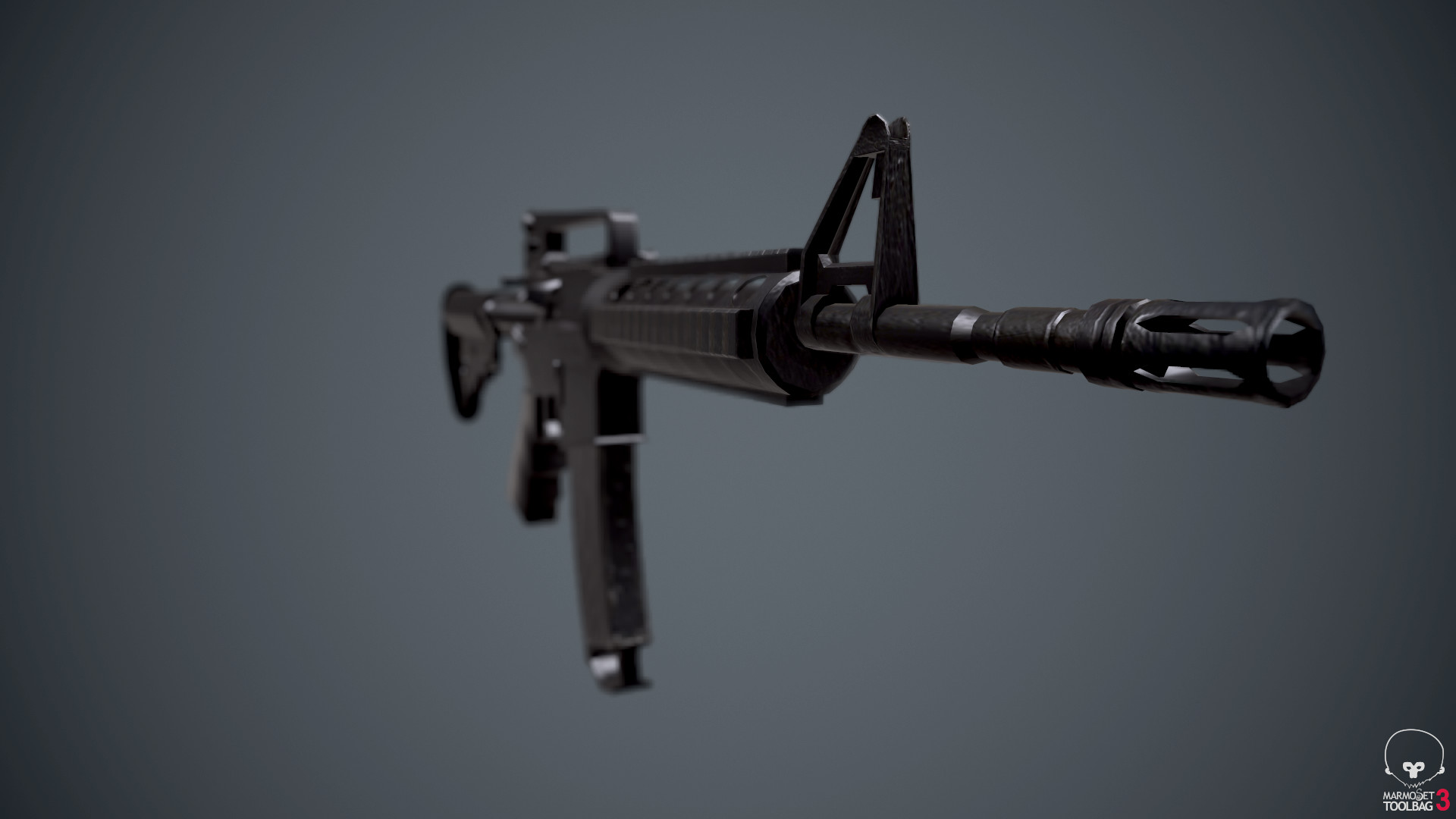 ArtStation - 3D weapon Rifle