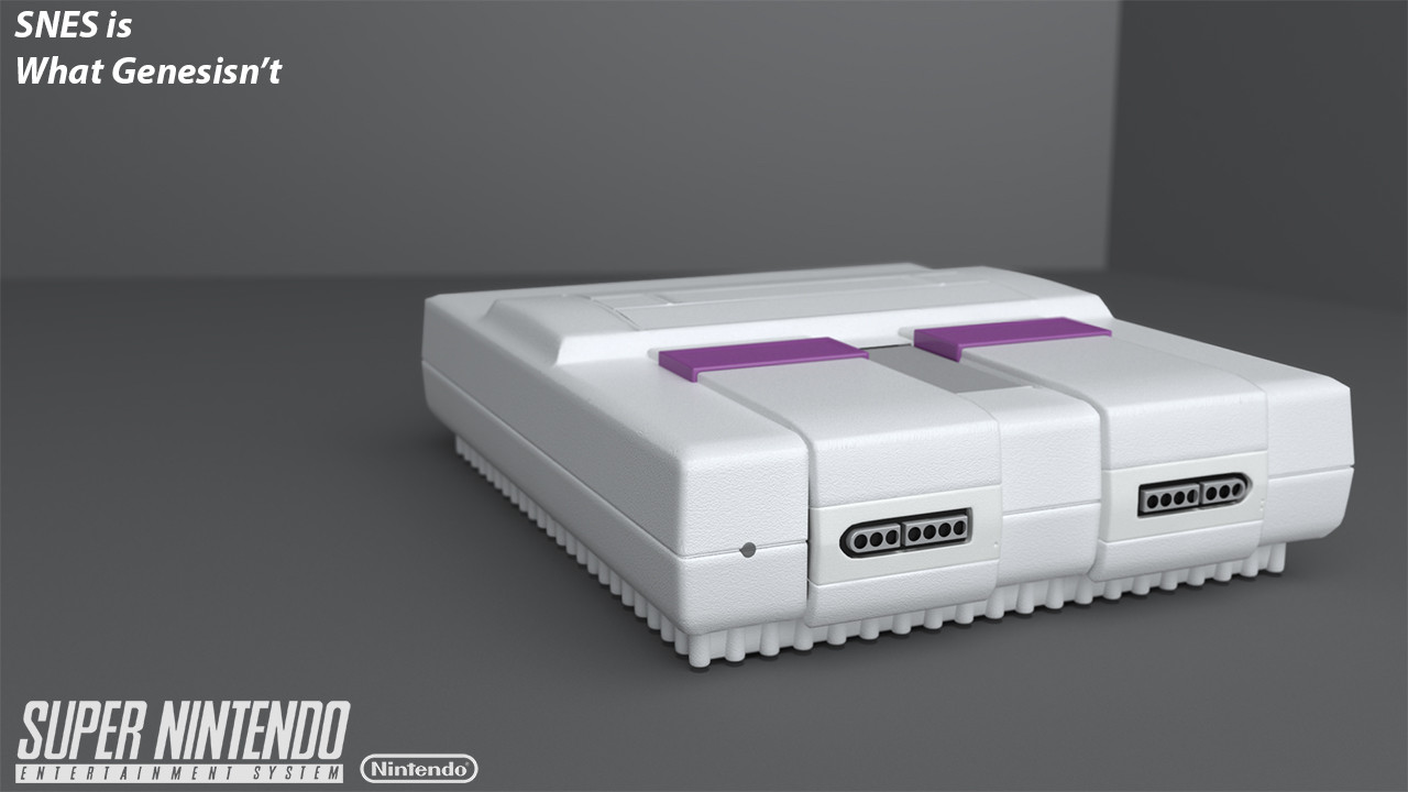 ArtStation - SNES Deck - Hard Surface/Prop Modelling