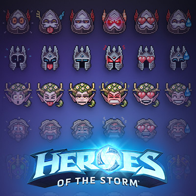 ArtStation - Heroes of the Storm Emojis