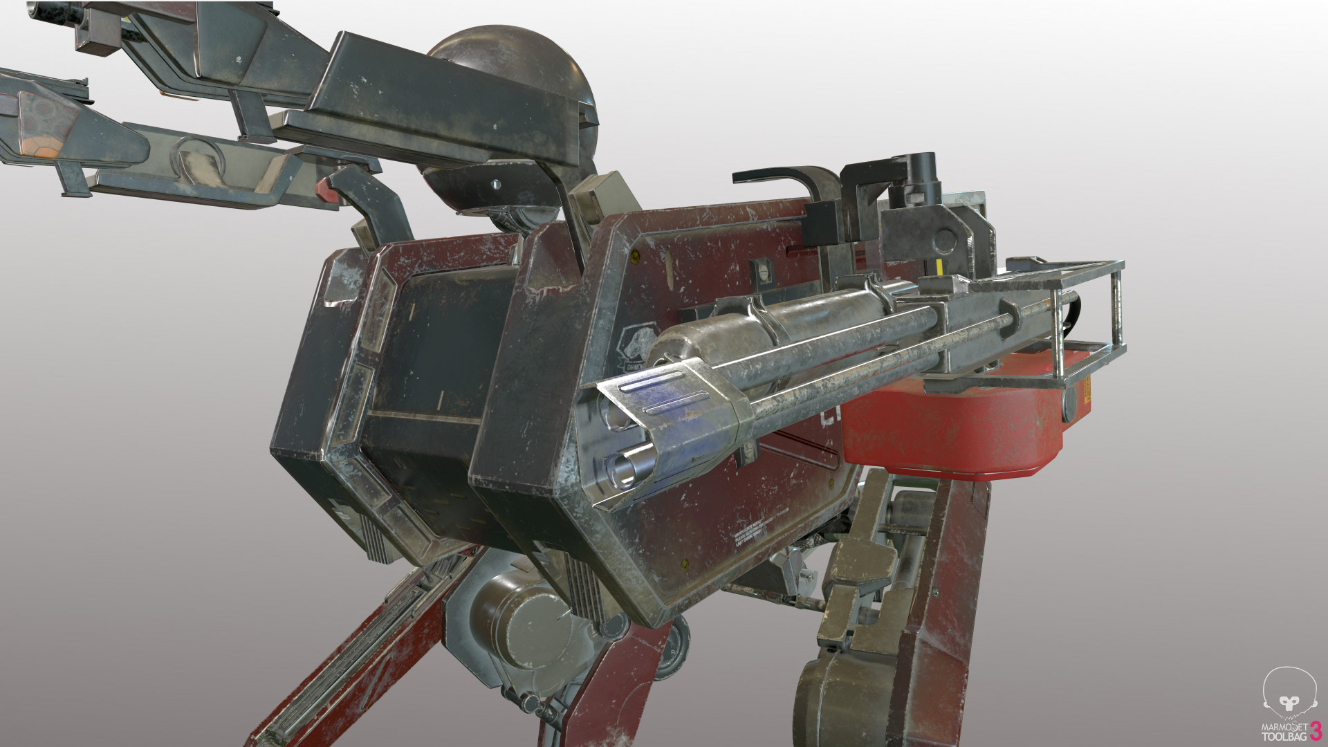 ArtStation - D-Walker from Metal Gear Solid V, Hard surface Modelling