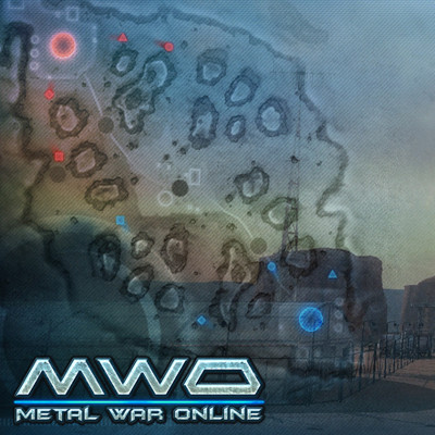 ArtStation - MWO, "Canyon Alamo" map