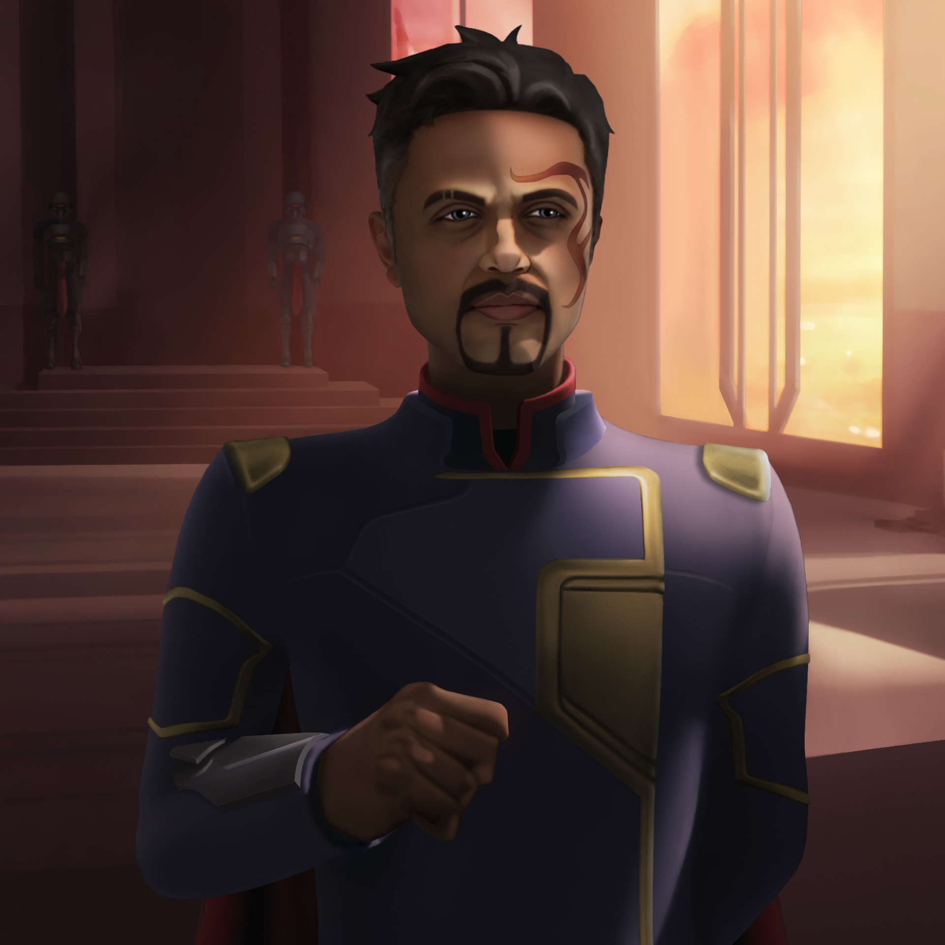 ArtStation - Diplomat to Mars - Overwatch's Style