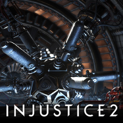 ArtStation - Injustice 2 Red Sun Prison (Power Core)