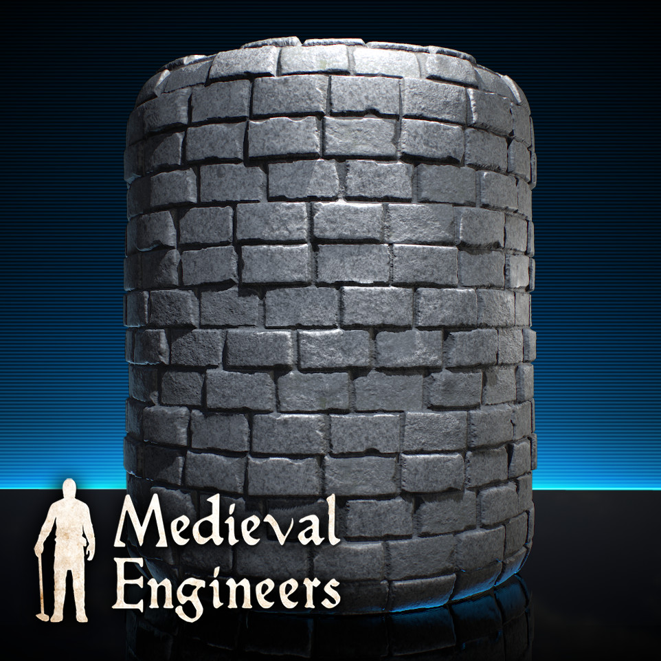 ArtStation - Medieval Engineers - Cobblestone Material