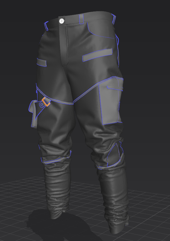 ArtStation - Pant creation: Marvelous Designer