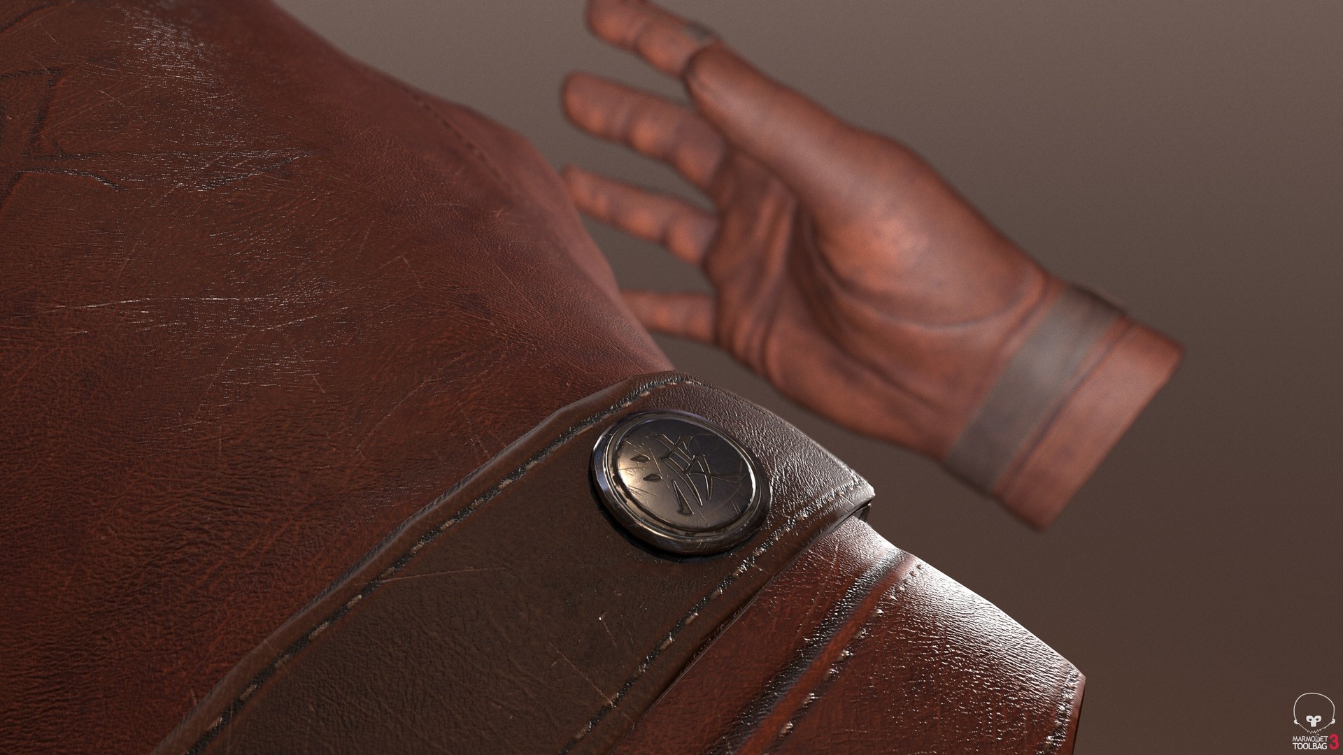 ArtStation - VR Leather Gloves