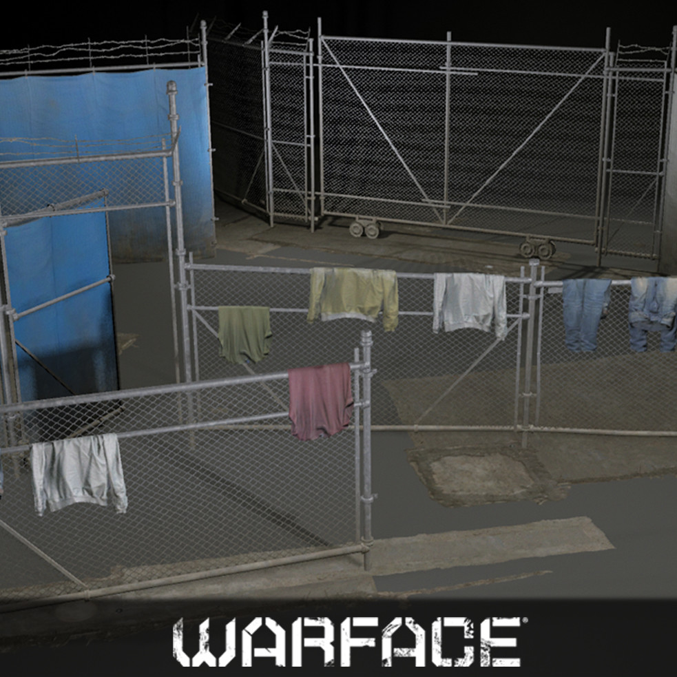 ArtStation - Warface - Fence