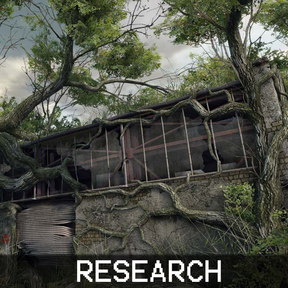 ArtStation - Research - Overgrown Building