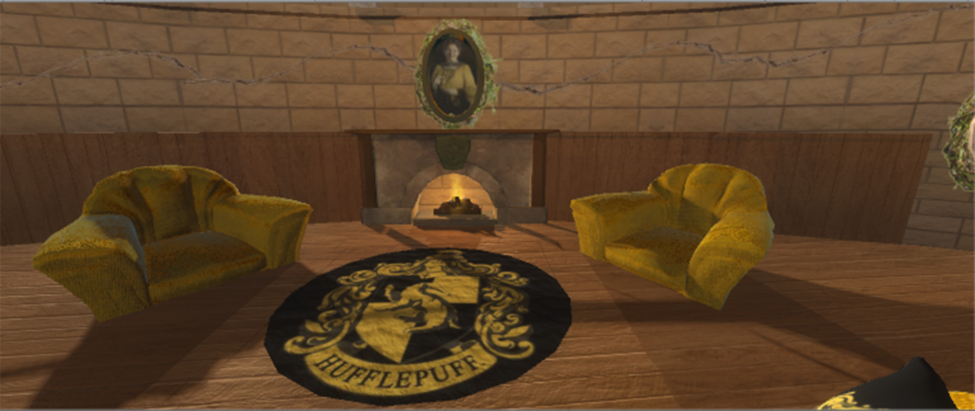 ArtStation - 3D Environment (Harry Potter - Hufflepuff Common Room)