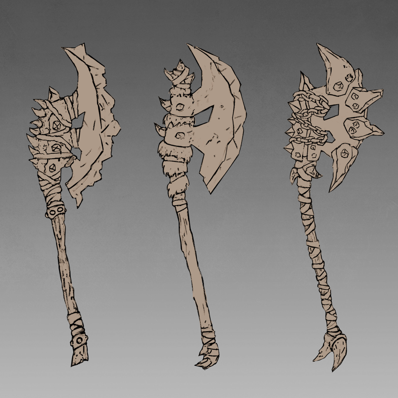 ArtStation - Orc Axe