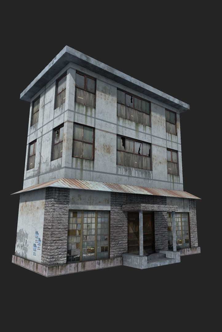 ArtStation - Abandoned Building