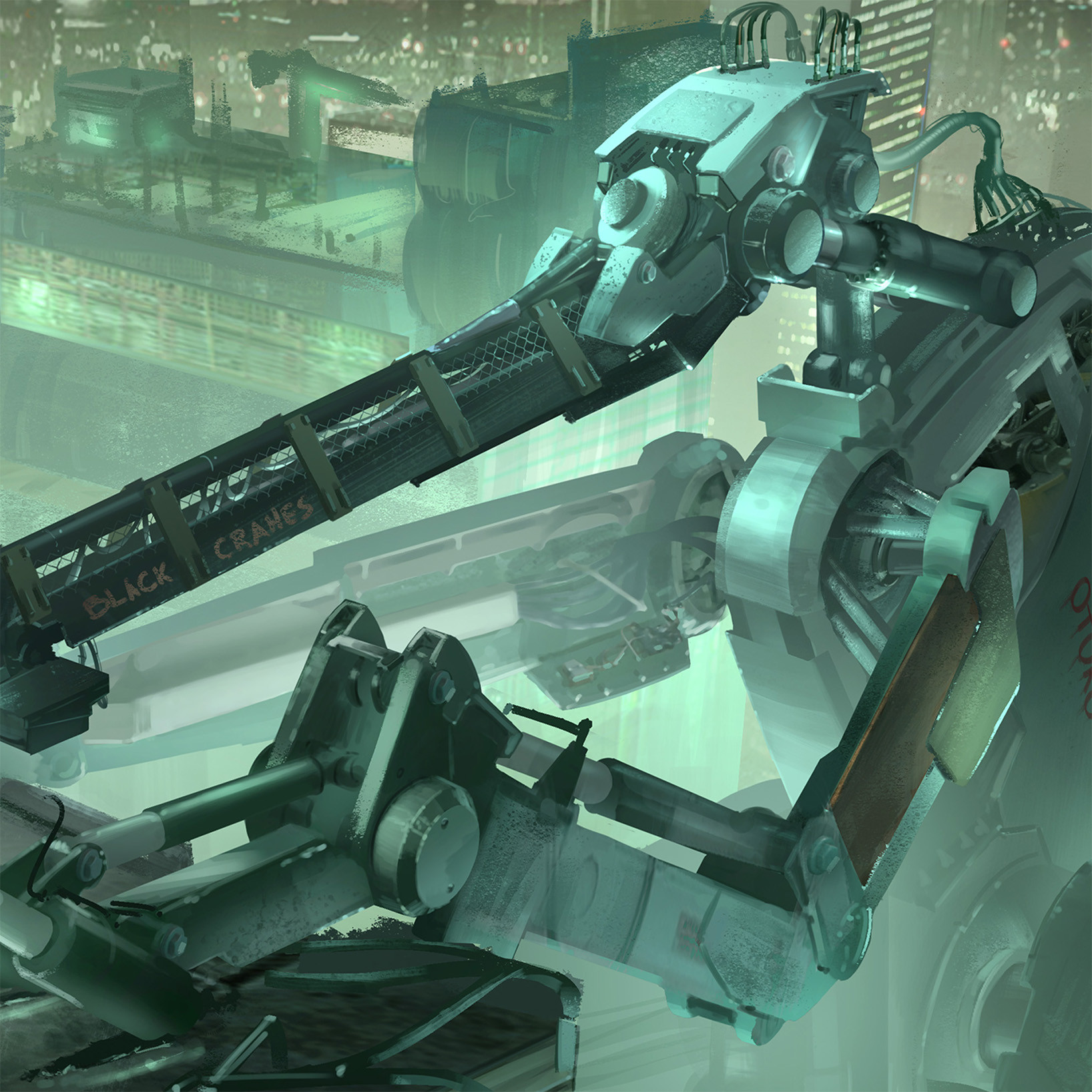 ArtStation - CYBERPUNK. Mech check up