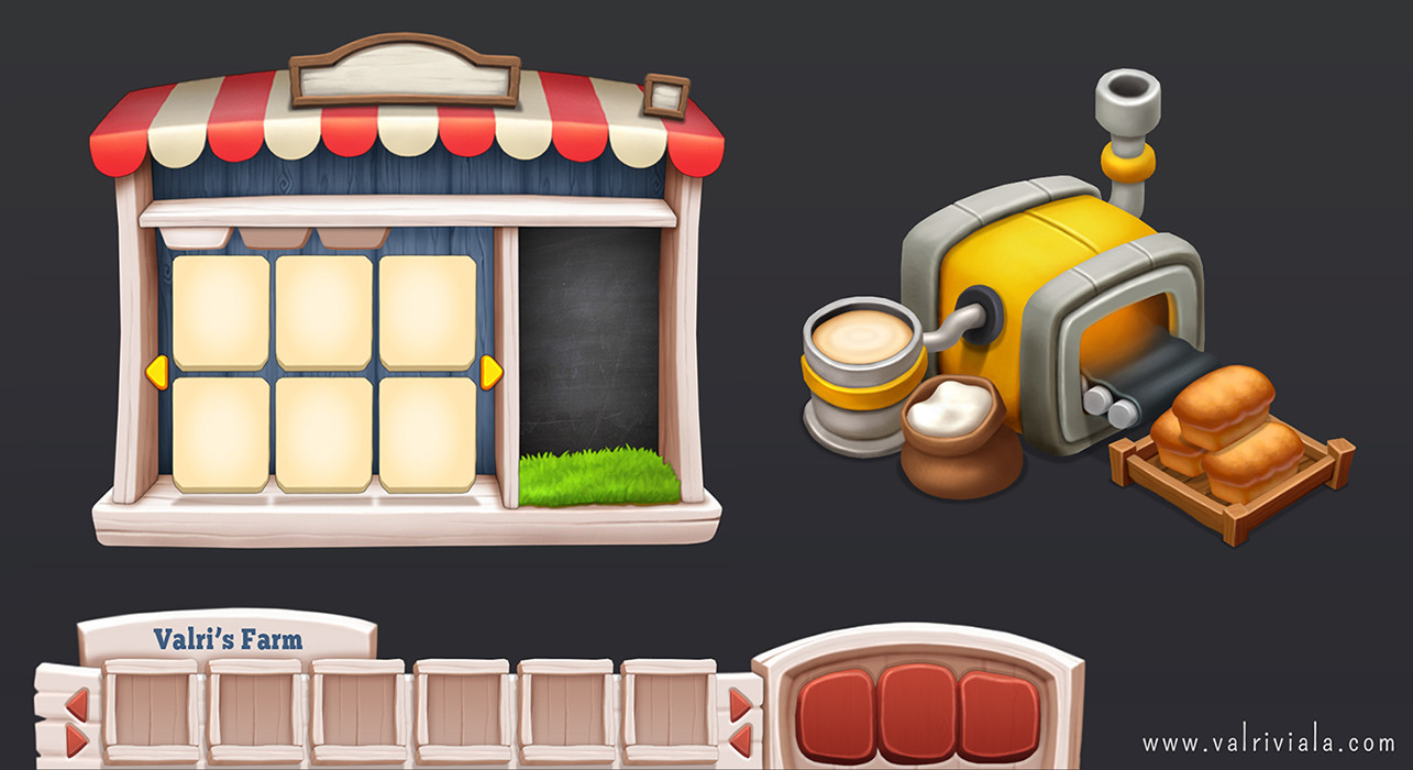 ArtStation - Family Farm 2 - UI and Art Direction