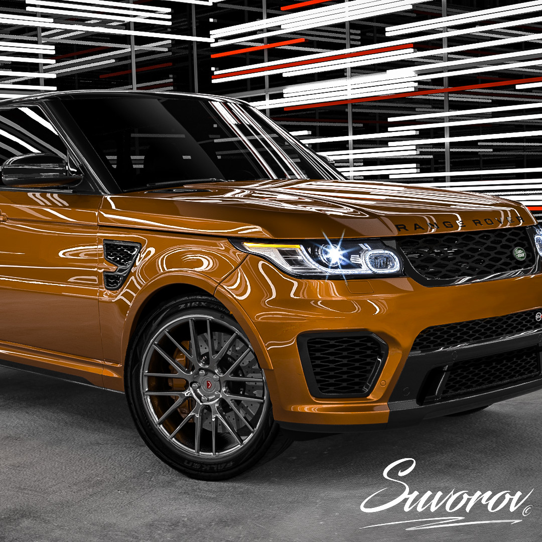 ArtStation - 2017 Land Rover Range Rover Sport SVR by SVO