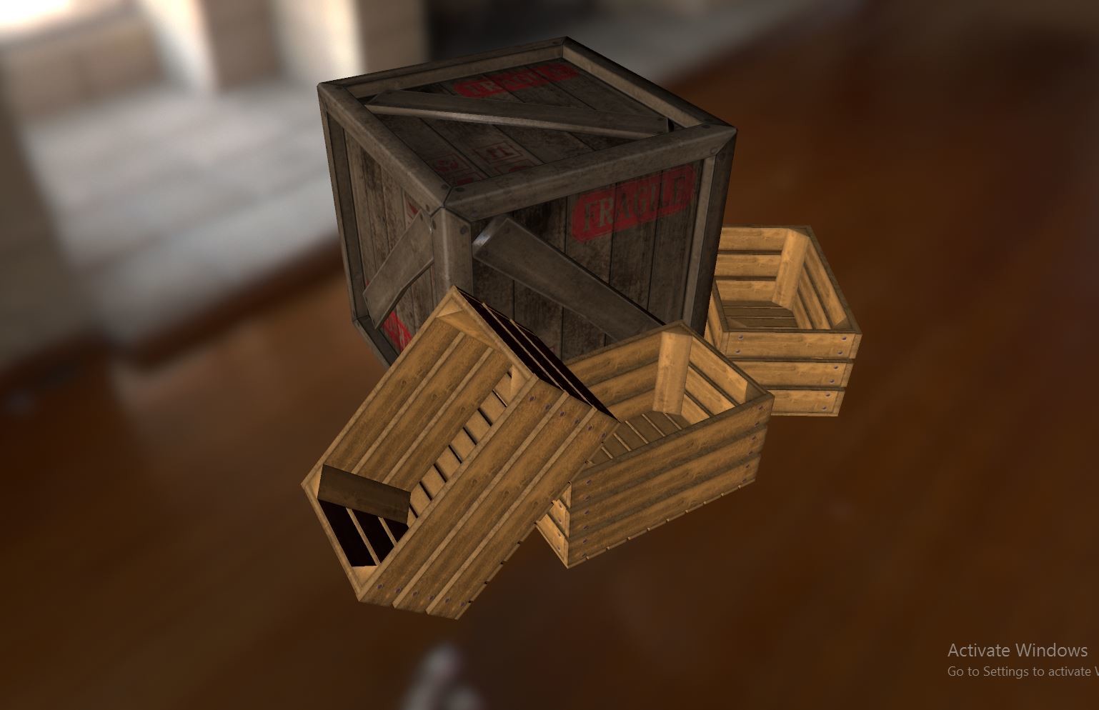 ArtStation - A simple model - Crates