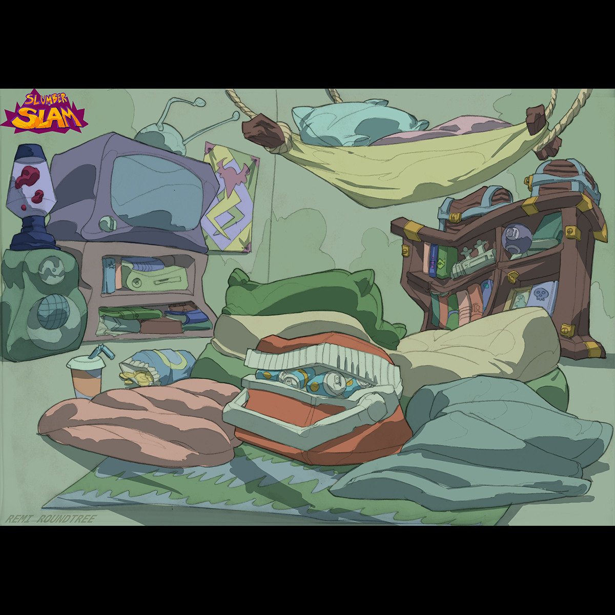 ArtStation - Slumber Slam! Setting