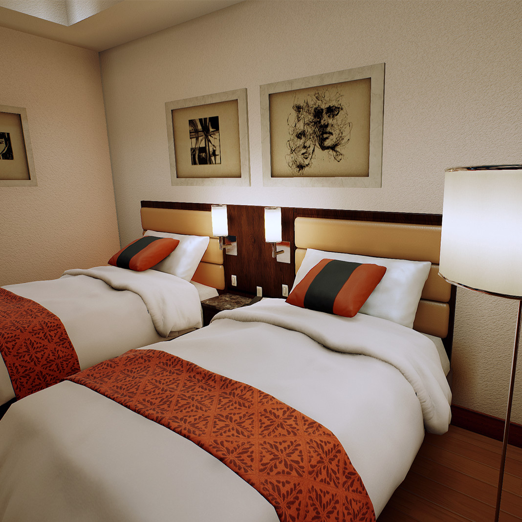 ArtStation - Hotel Room - VR
