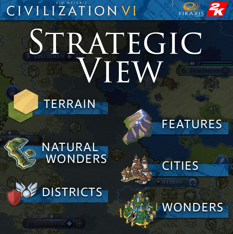 ArtStation - Civilization 6 Strategic View