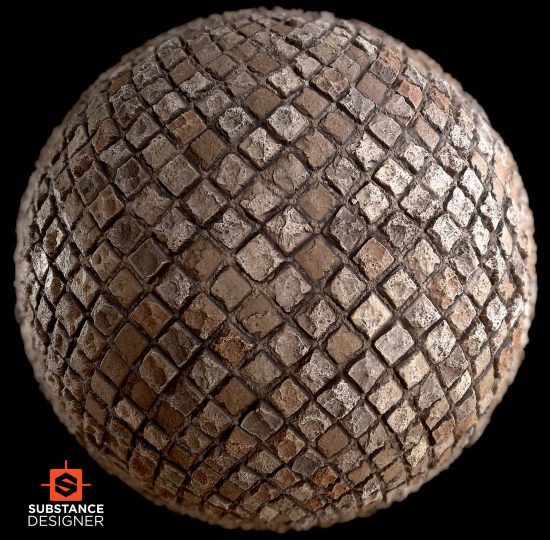ArtStation - Material Study: OPUS RETICULATUM