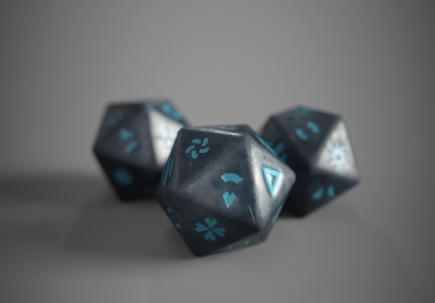 ArtStation - 20 sided dices