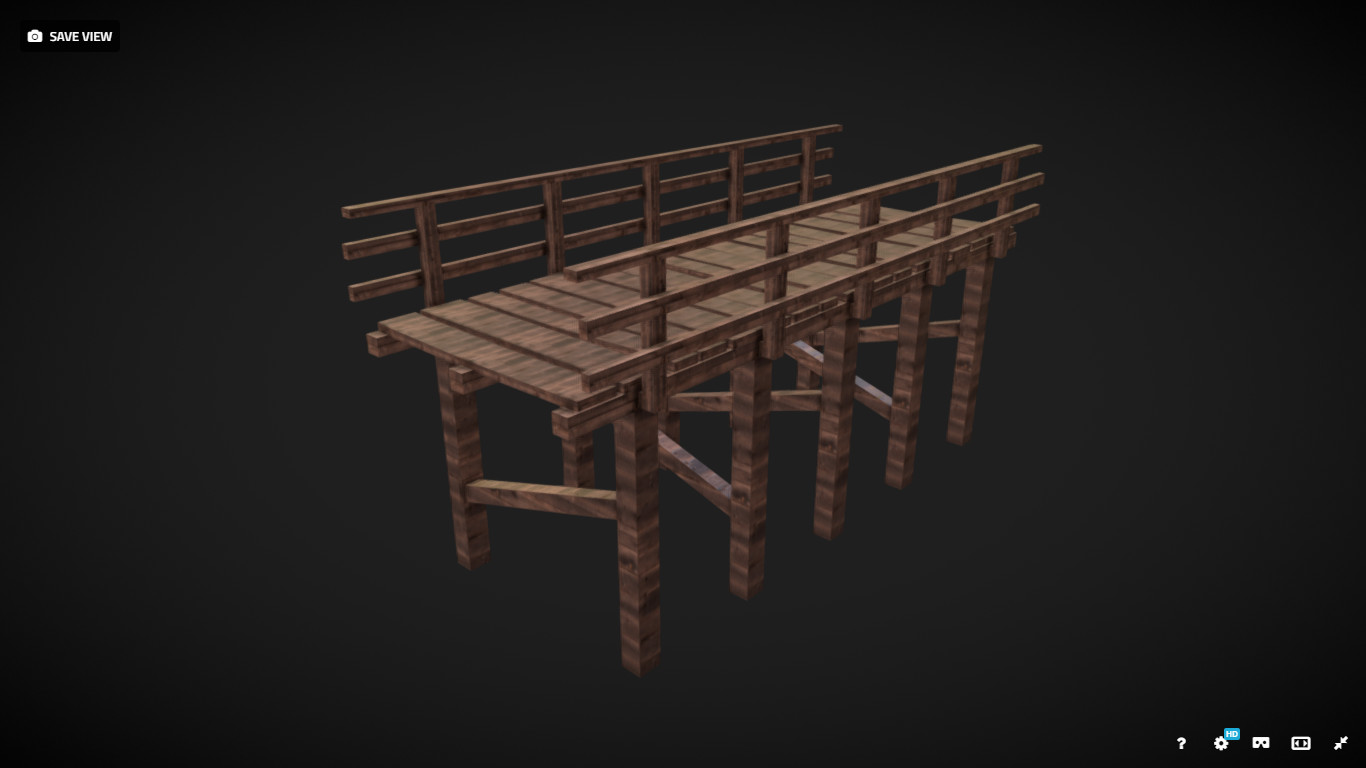 ArtStation - Wood Bridge