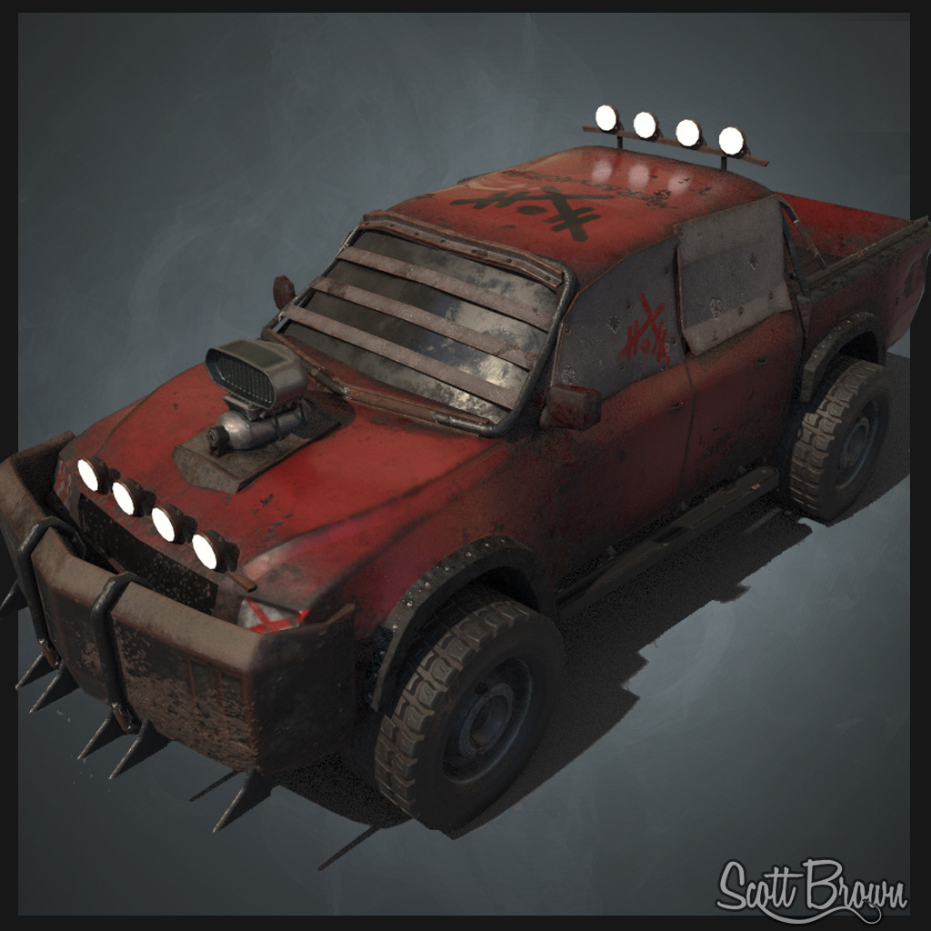 ArtStation - Post Apocalyptic Vehicle