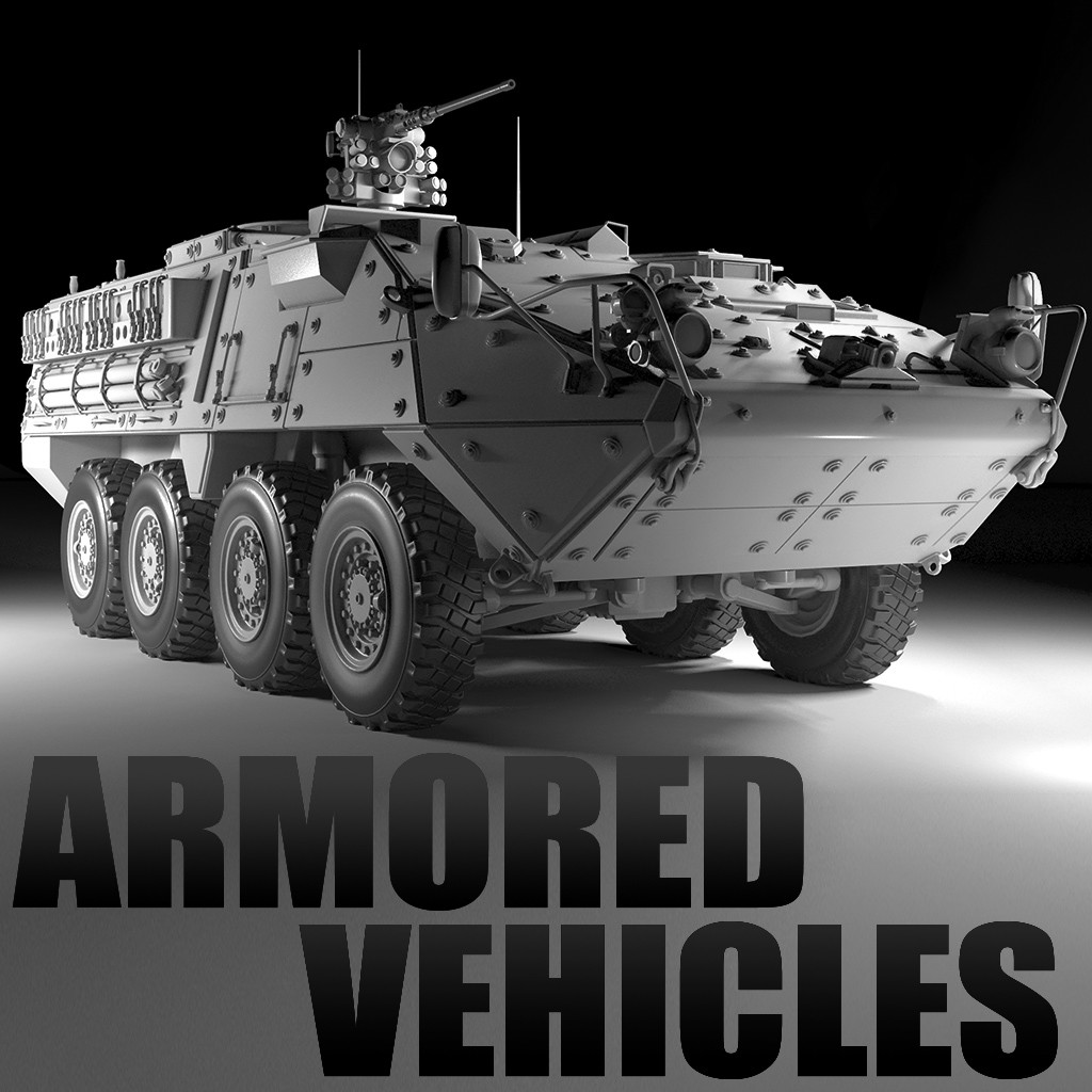 ArtStation - Armoured fighting vehicles